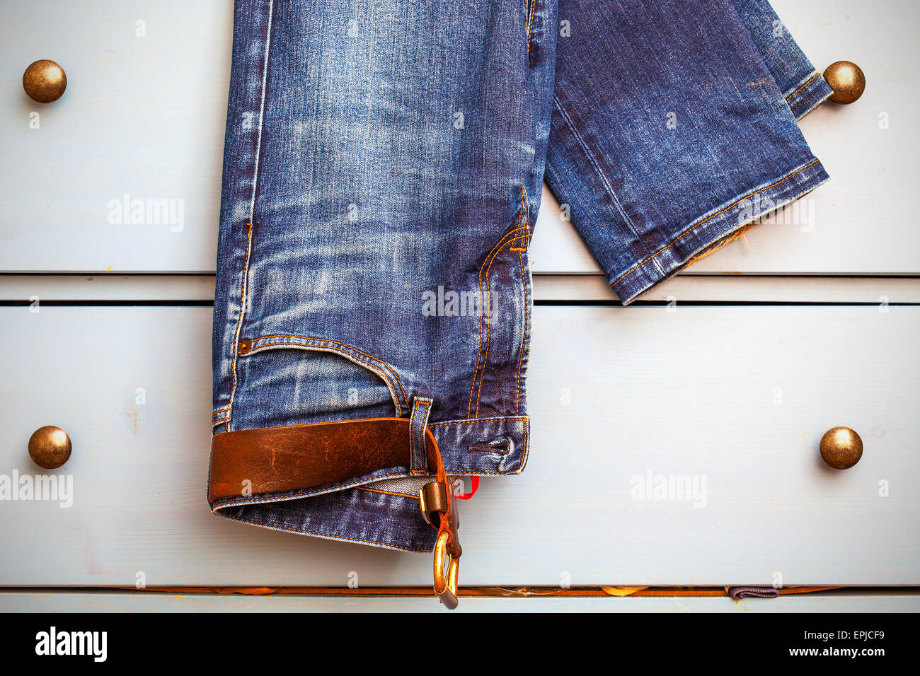 aged jeans background Stock Photo - Alamy
