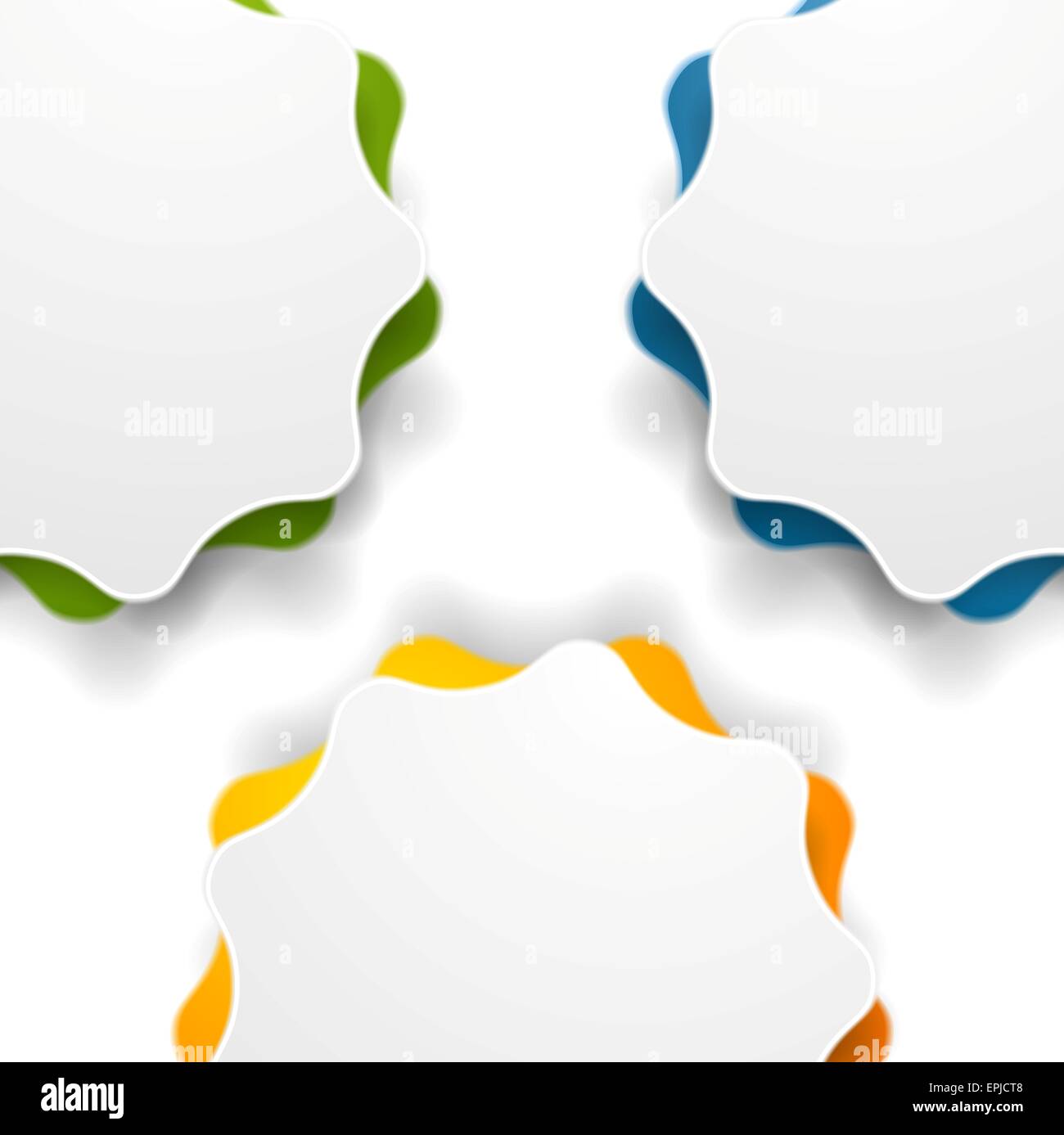 Abstract wavy shape vector background Stock Photo - Alamy