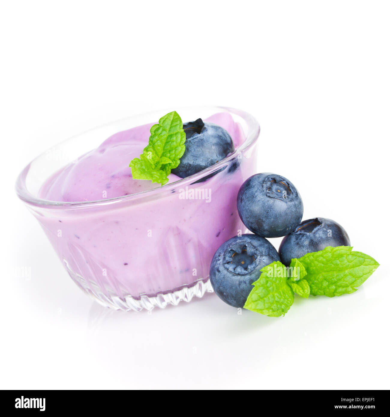 Yoghurt cream Cut Out Stock Images & Pictures - Alamy