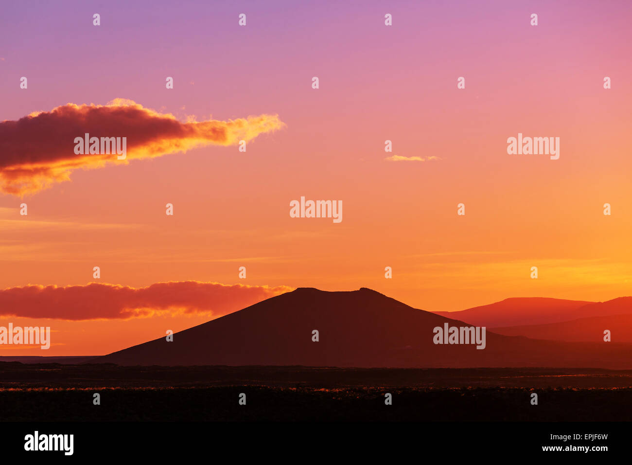Sunset in Patagonia Stock Photo - Alamy