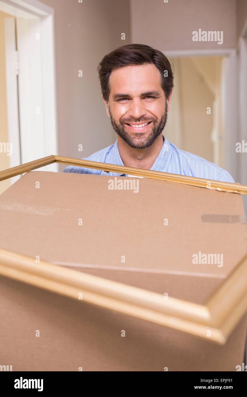 Man carrying frame hi-res stock photography and images - Alamy