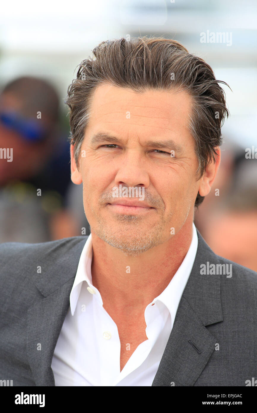 Cannes, France. 19th May, 2015. Josh Brolin Actor Sicario, Photocall 68 ...