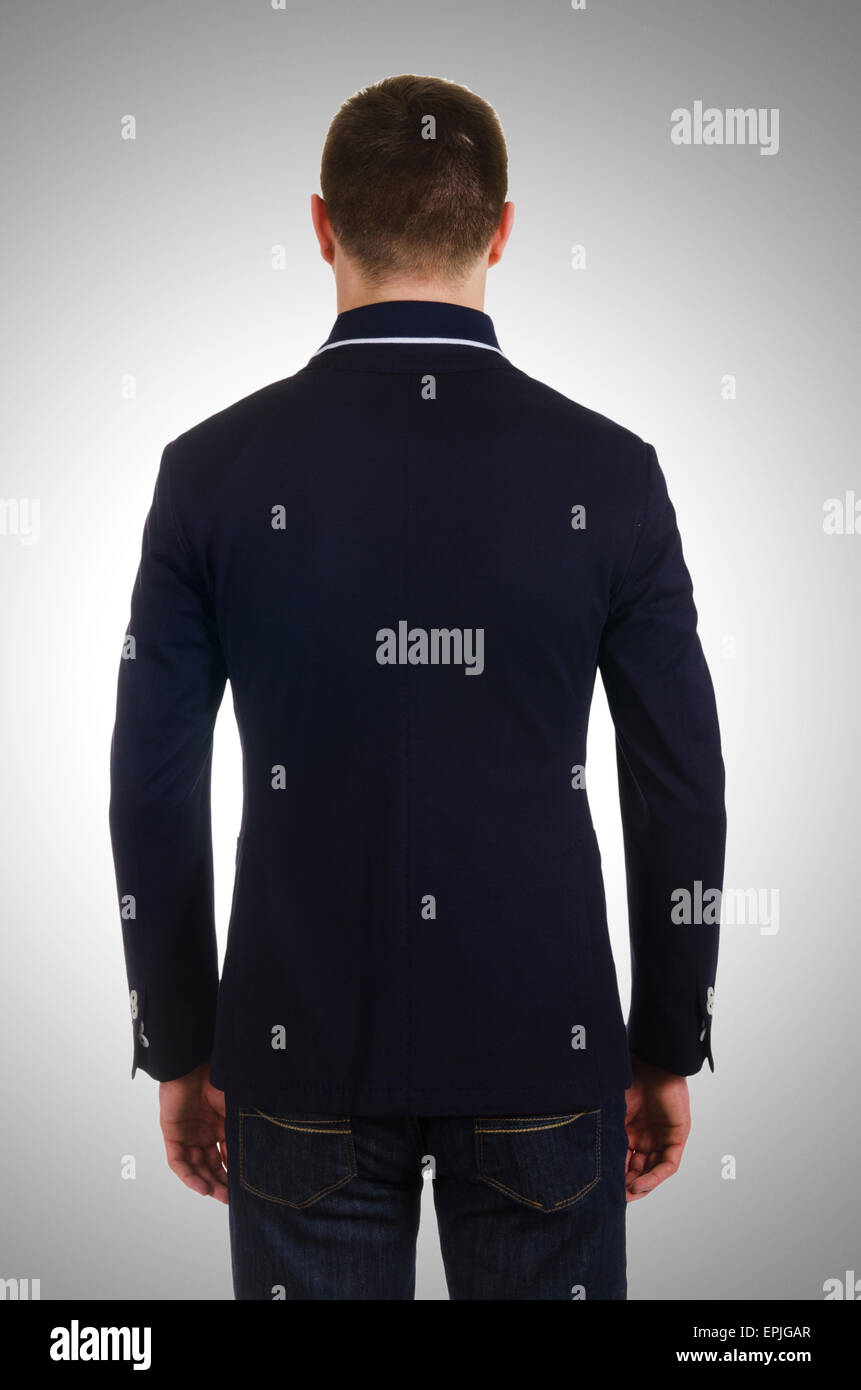 Male coat isolated on the white Stock Photo - Alamy
