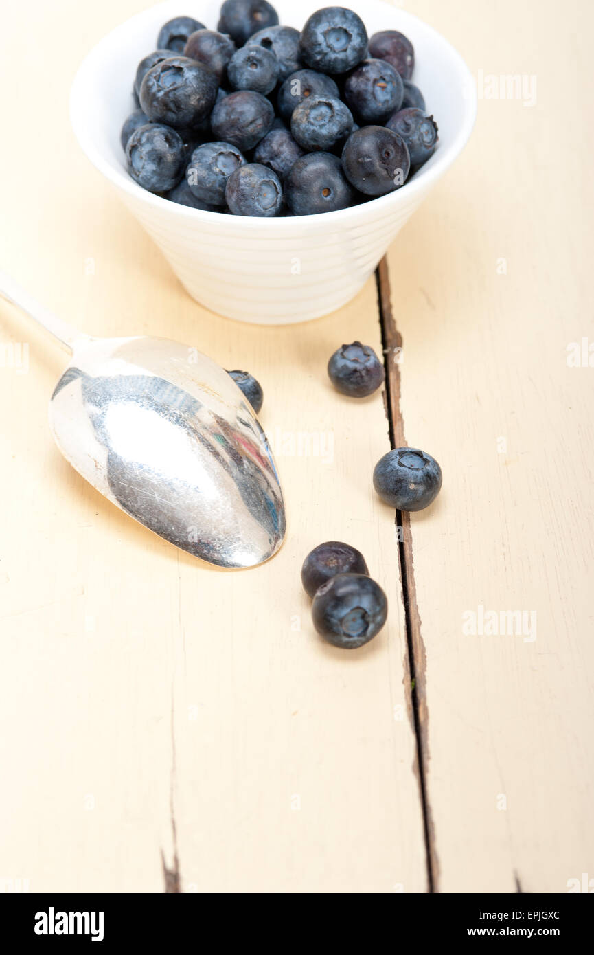 fresh blueberry bowl Stock Photo - Alamy