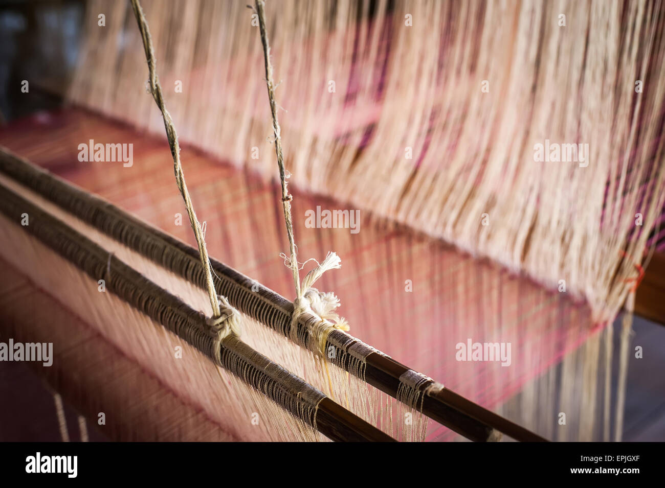 Manual weaving textile hi-res stock photography and images - Alamy