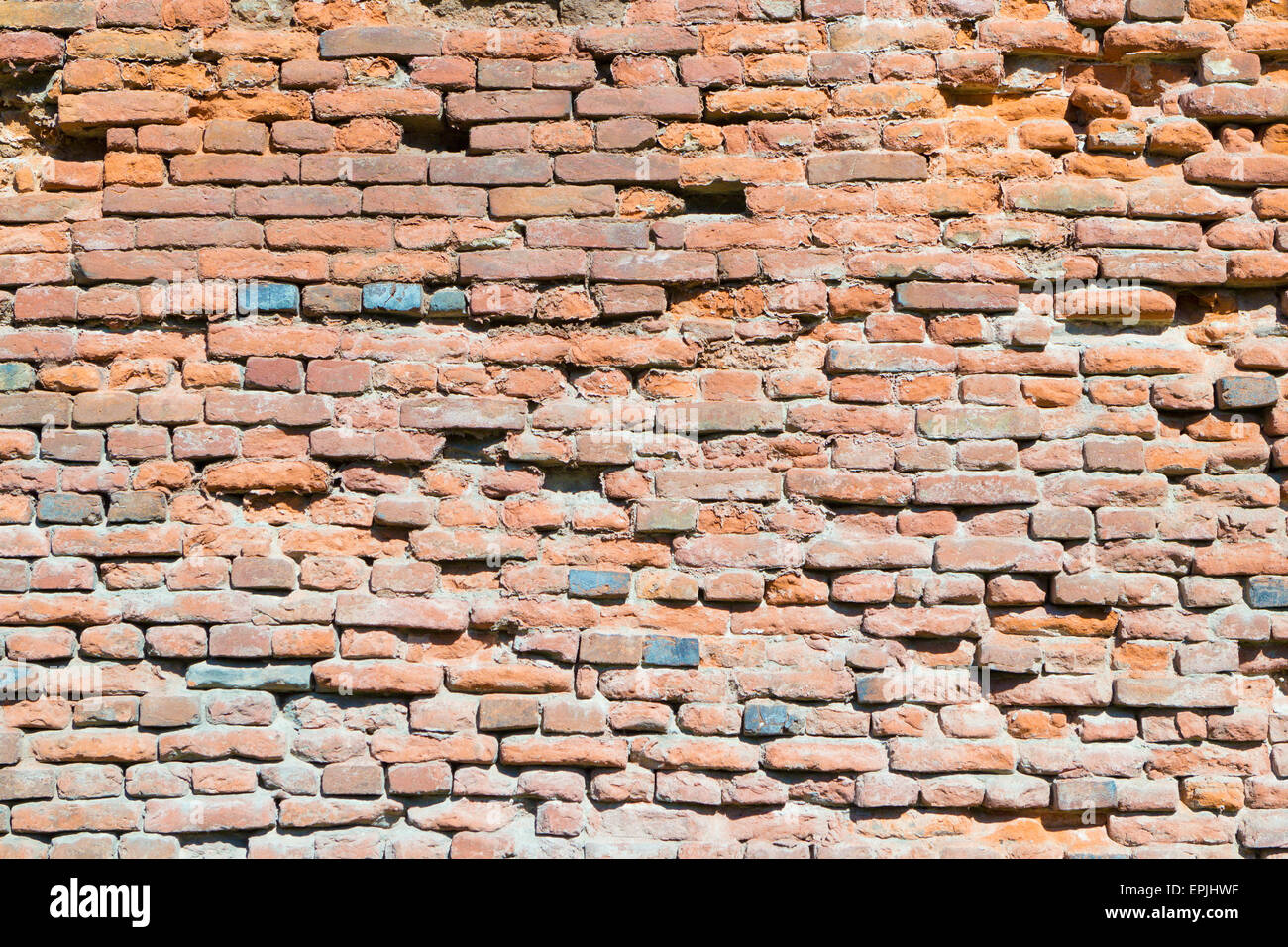 Old brick wall of a fortress Stock Photo - Alamy