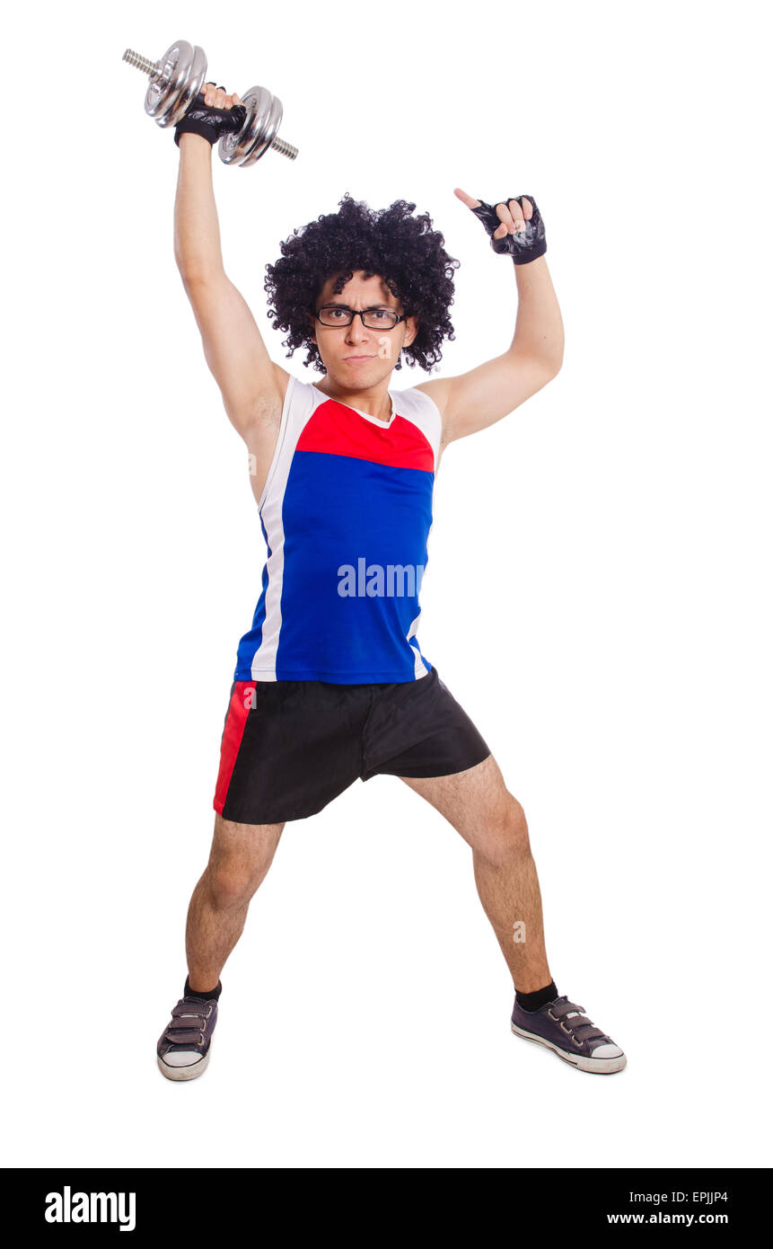 Weightlifting funny Cut Out Stock Images & Pictures - Alamy
