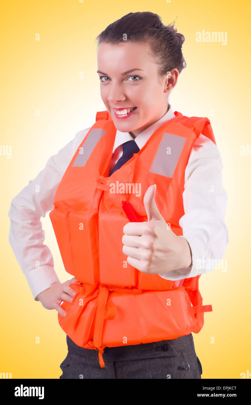 Female lifejacket hi-res stock photography and images - Alamy