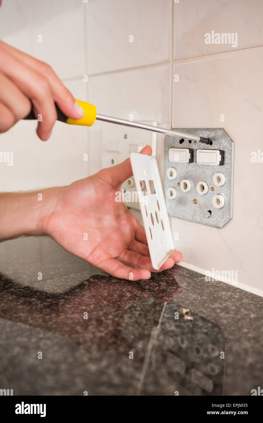 Plug socket face hi-res stock photography and images - Alamy