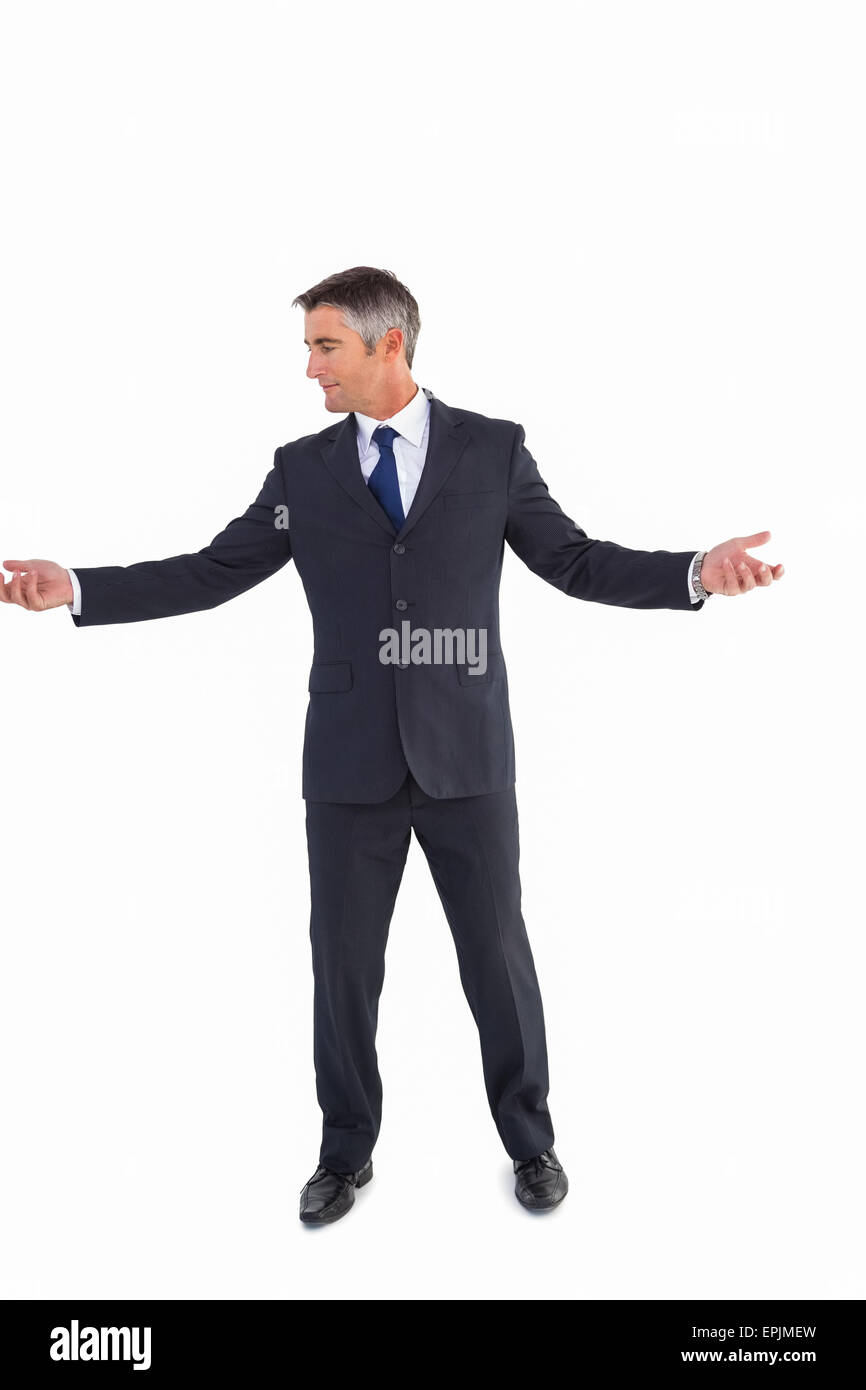 Spreading out arms hi-res stock photography and images - Alamy