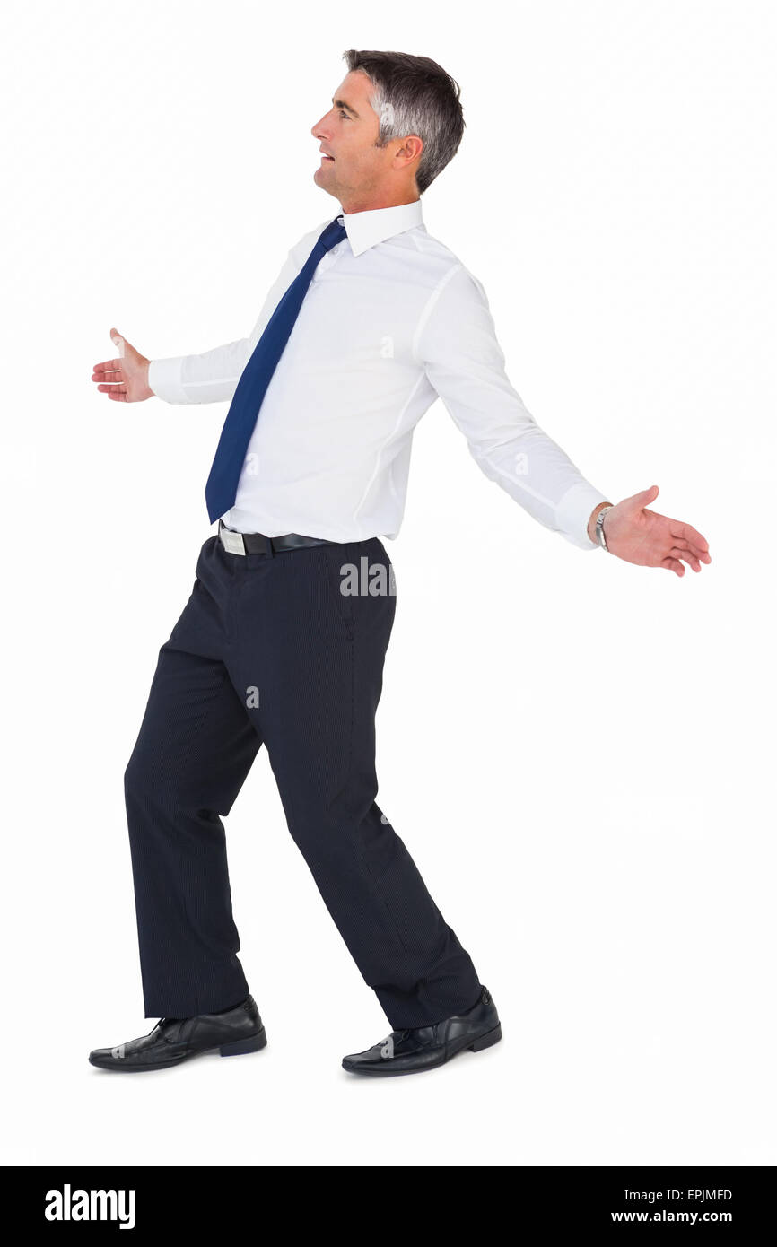 Spreading arms Cut Out Stock Images & Pictures - Alamy