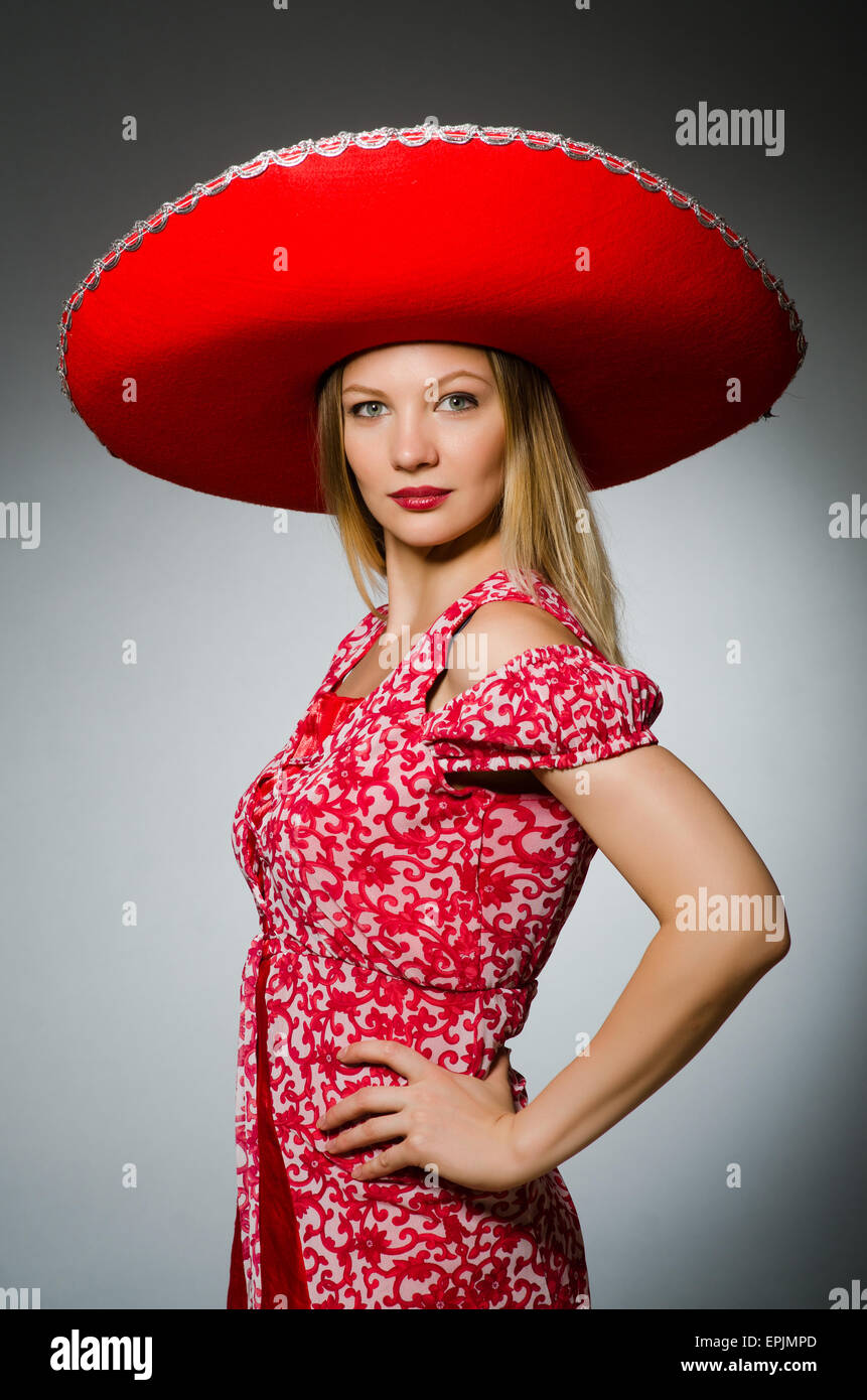 Smiling spanish latin woman wearing hi-res stock photography and images ...