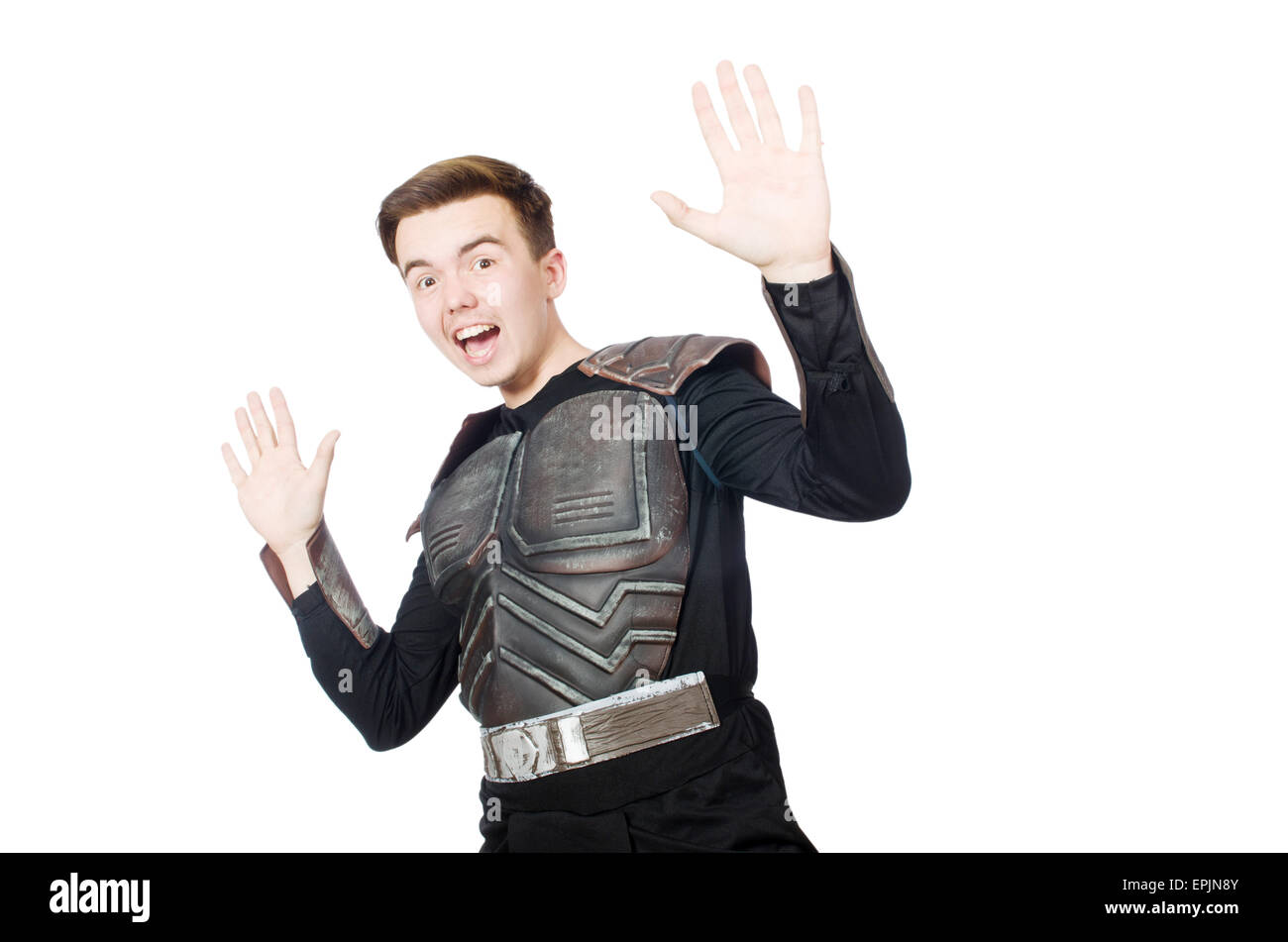 Suit of armour humour hi-res stock photography and images - Alamy