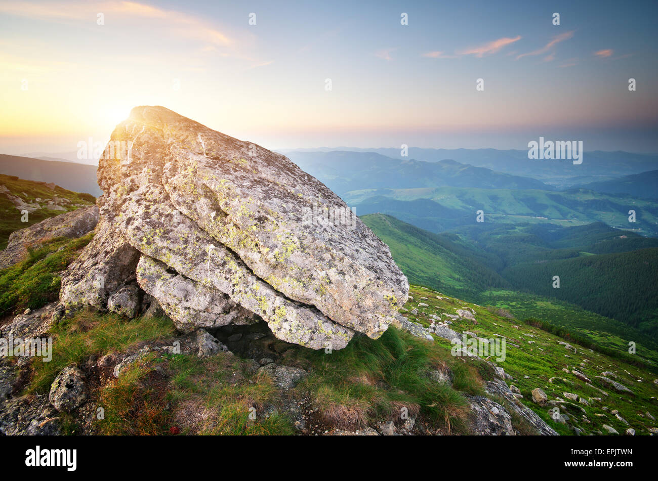 Mountain landscape. Composition of nature Stock Photo - Alamy