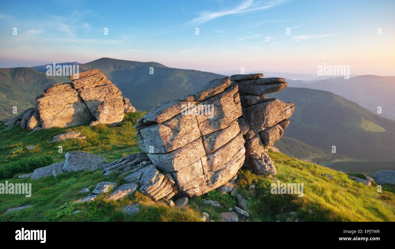 Mountain landscape. Composition of nature Stock Photo - Alamy