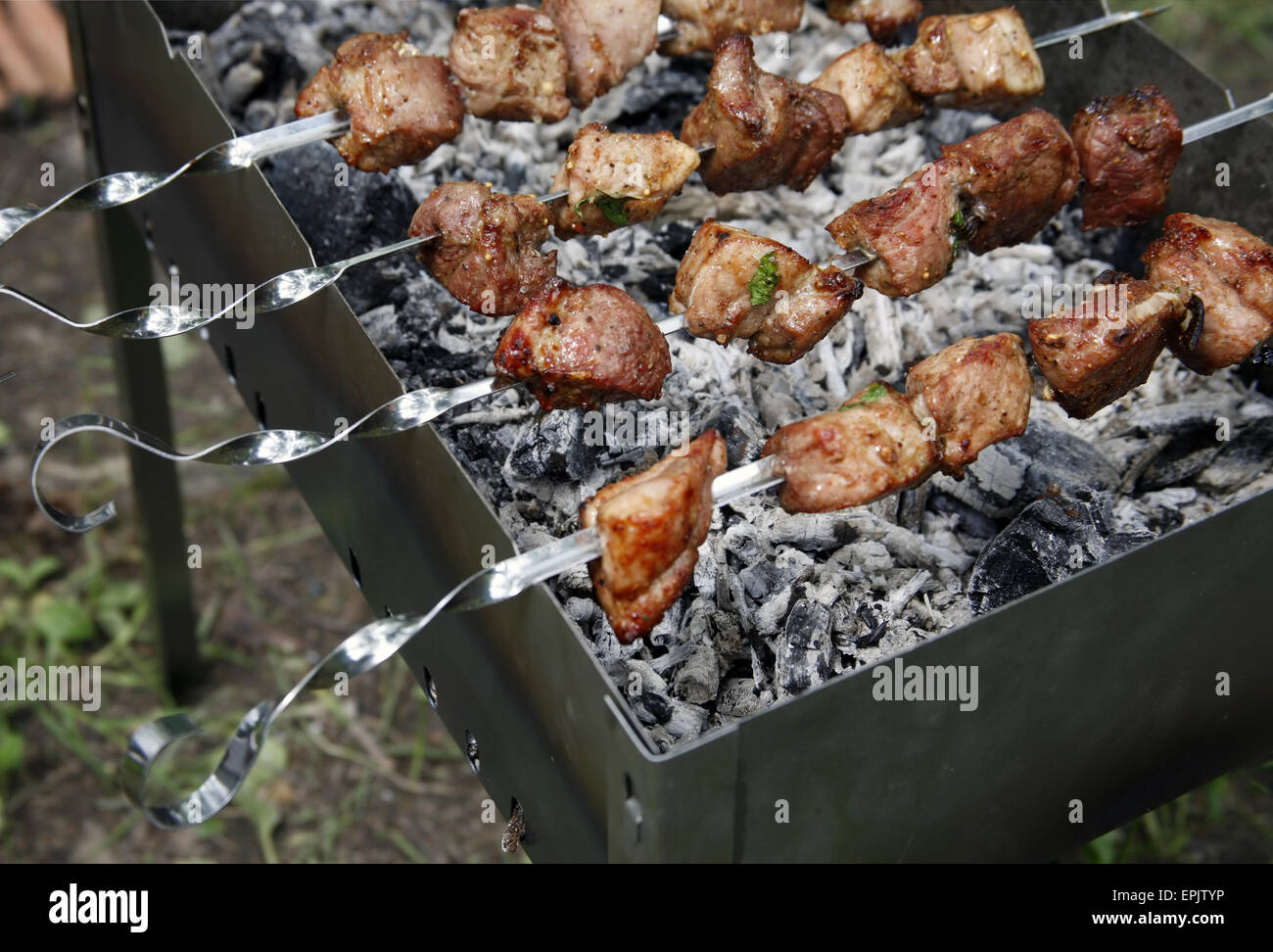 Grill shish hi-res stock photography and images - Alamy
