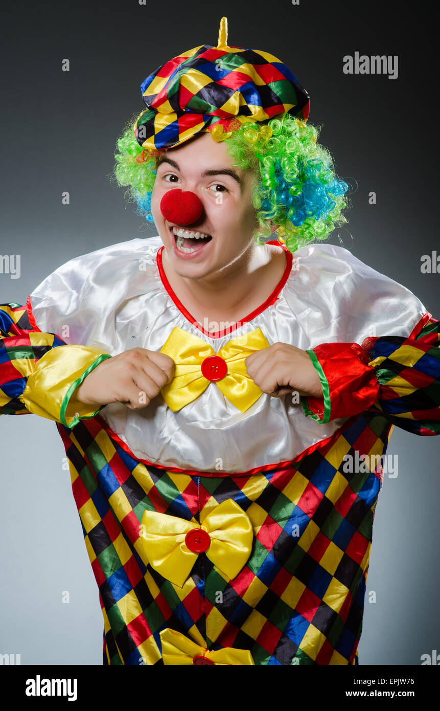 Funny clown in humor concept Stock Photo - Alamy