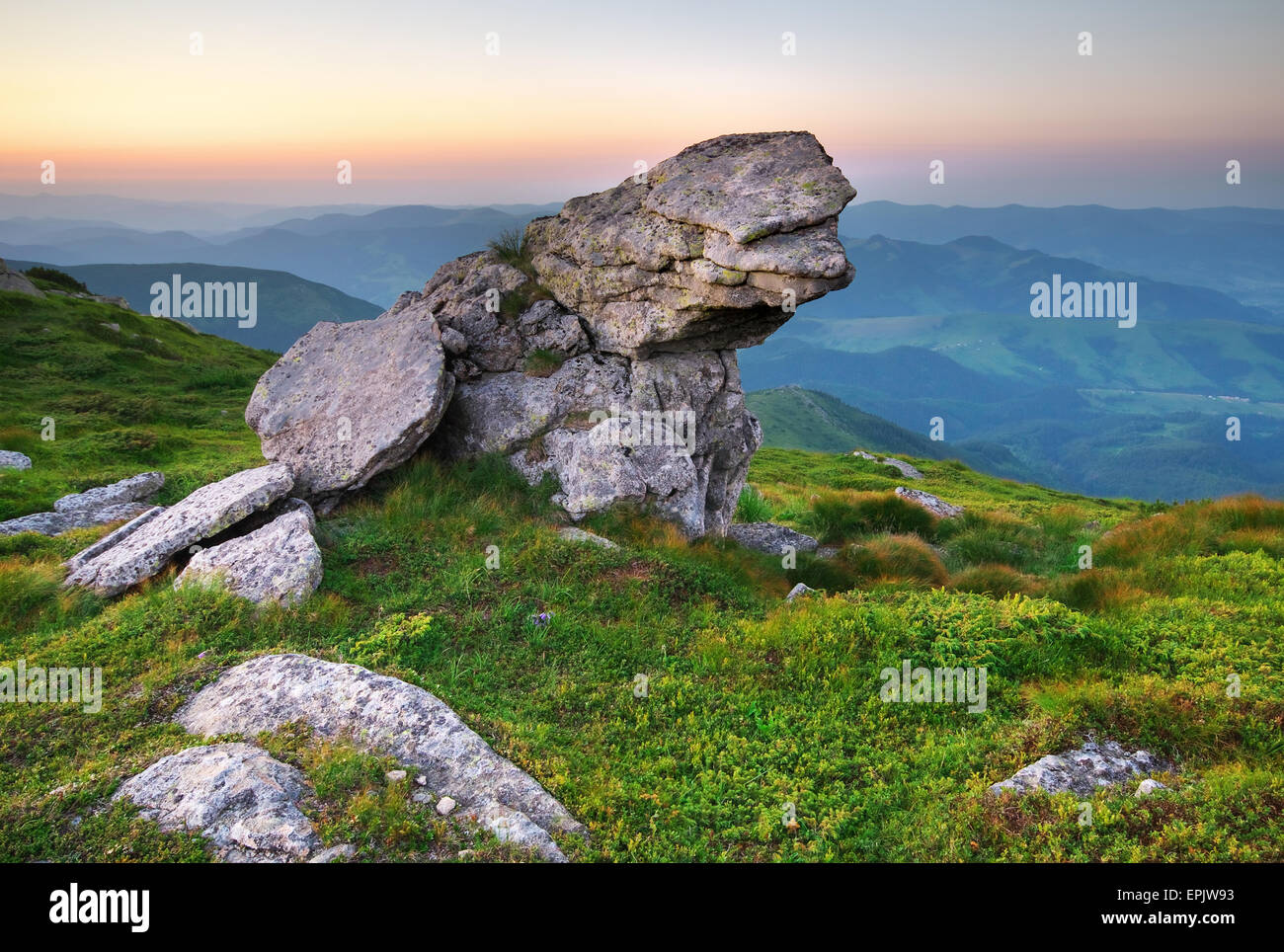 Mountain landscape. Composition of nature Stock Photo - Alamy