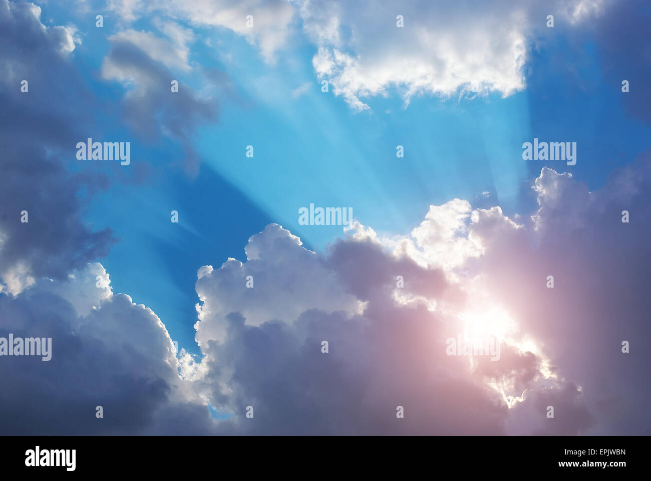 Blue skylight. Composition of nature Stock Photo - Alamy