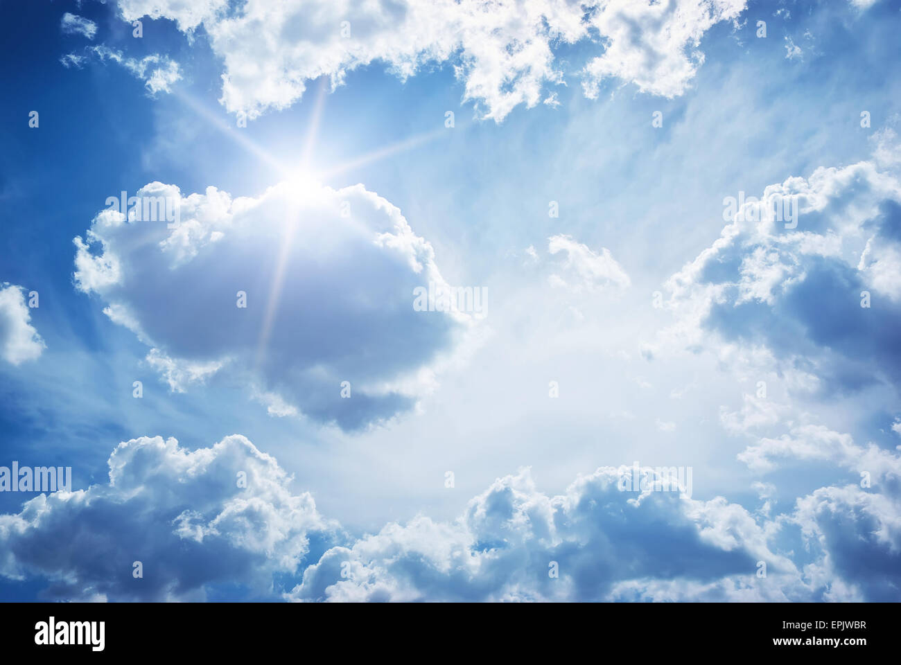 Blue skylight. Composition of nature Stock Photo - Alamy