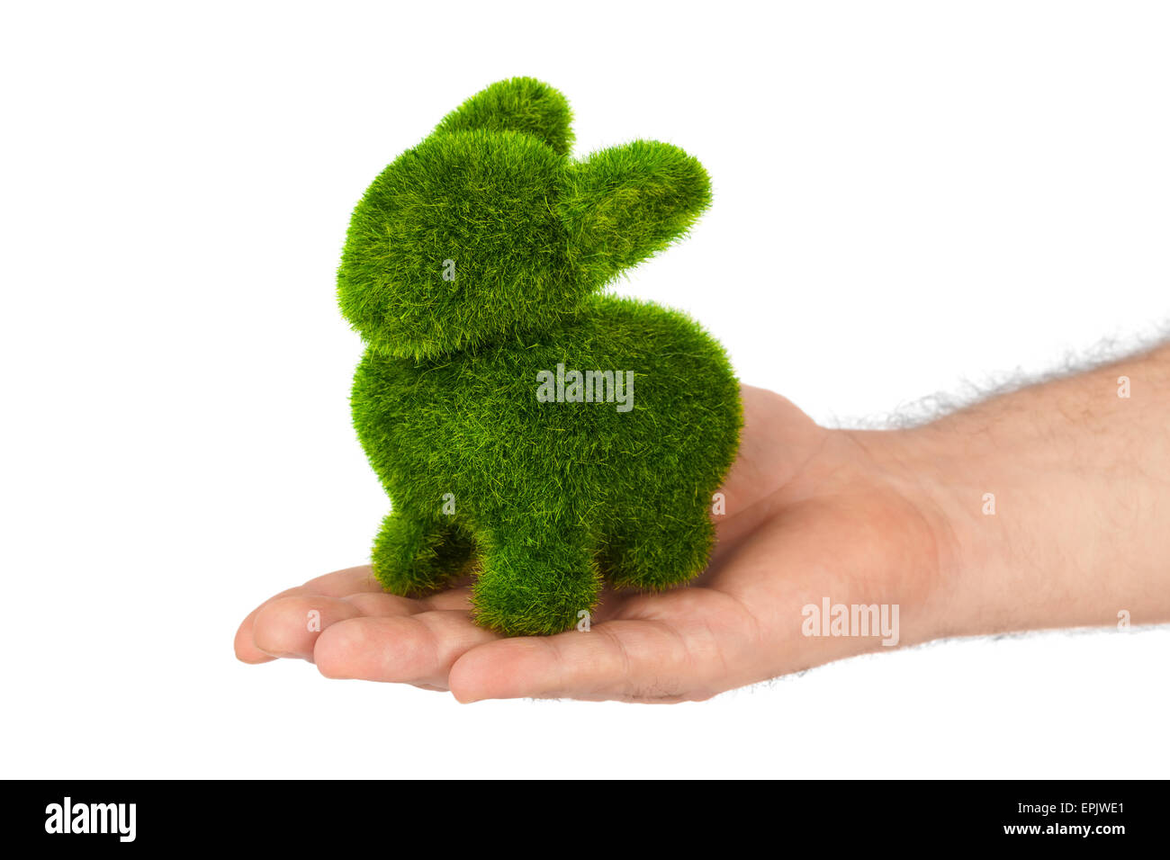 Rabbit in hand hi-res stock photography and images - Alamy