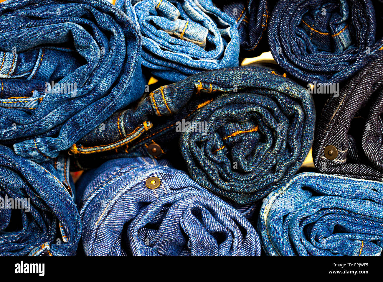 Vintage fabric rolls hi-res stock photography and images - Alamy