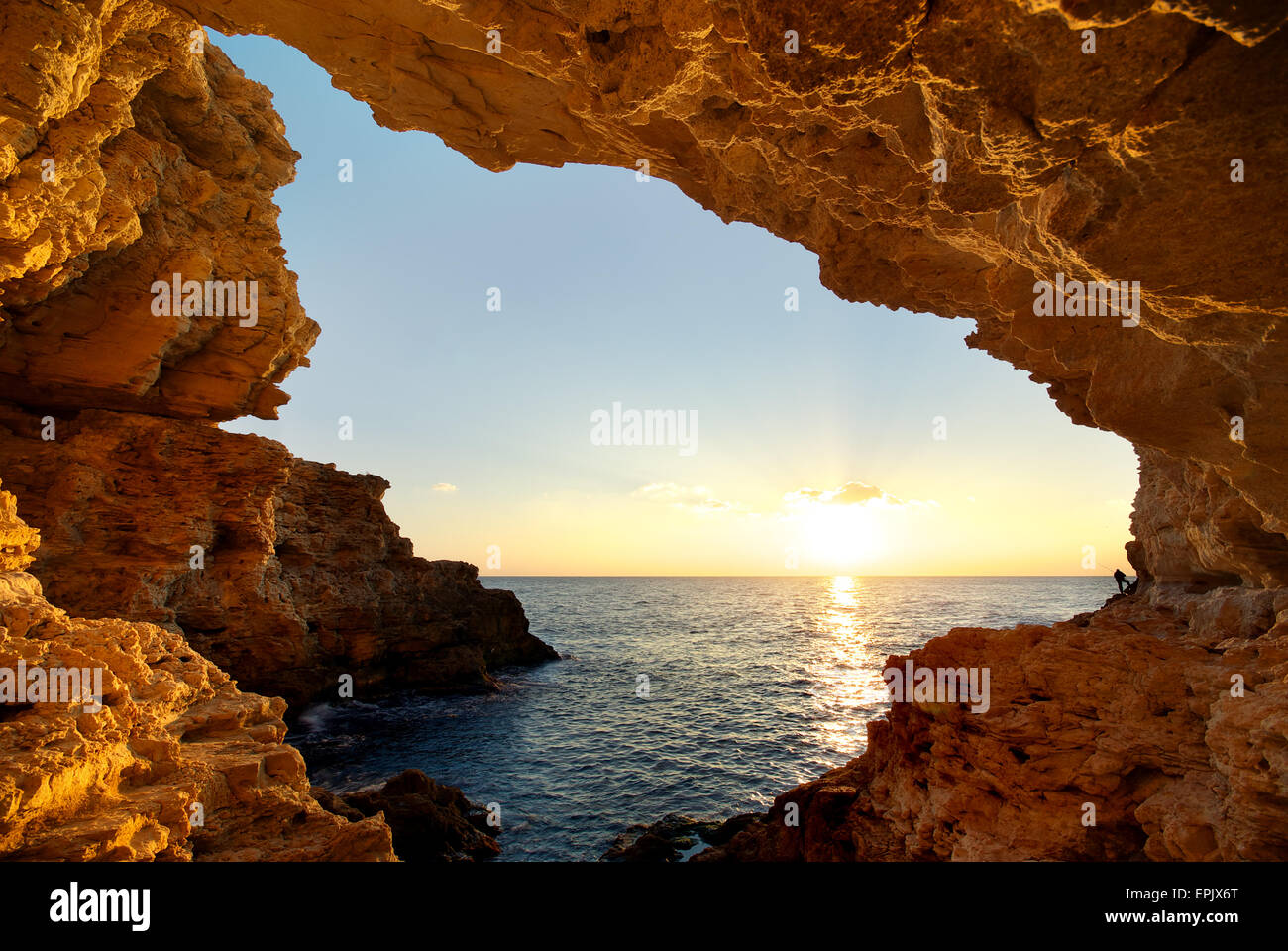 Into the grotto. Nature composition Stock Photo - Alamy