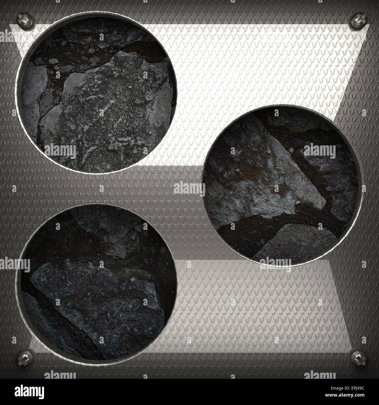 metal and stone background Stock Photo - Alamy