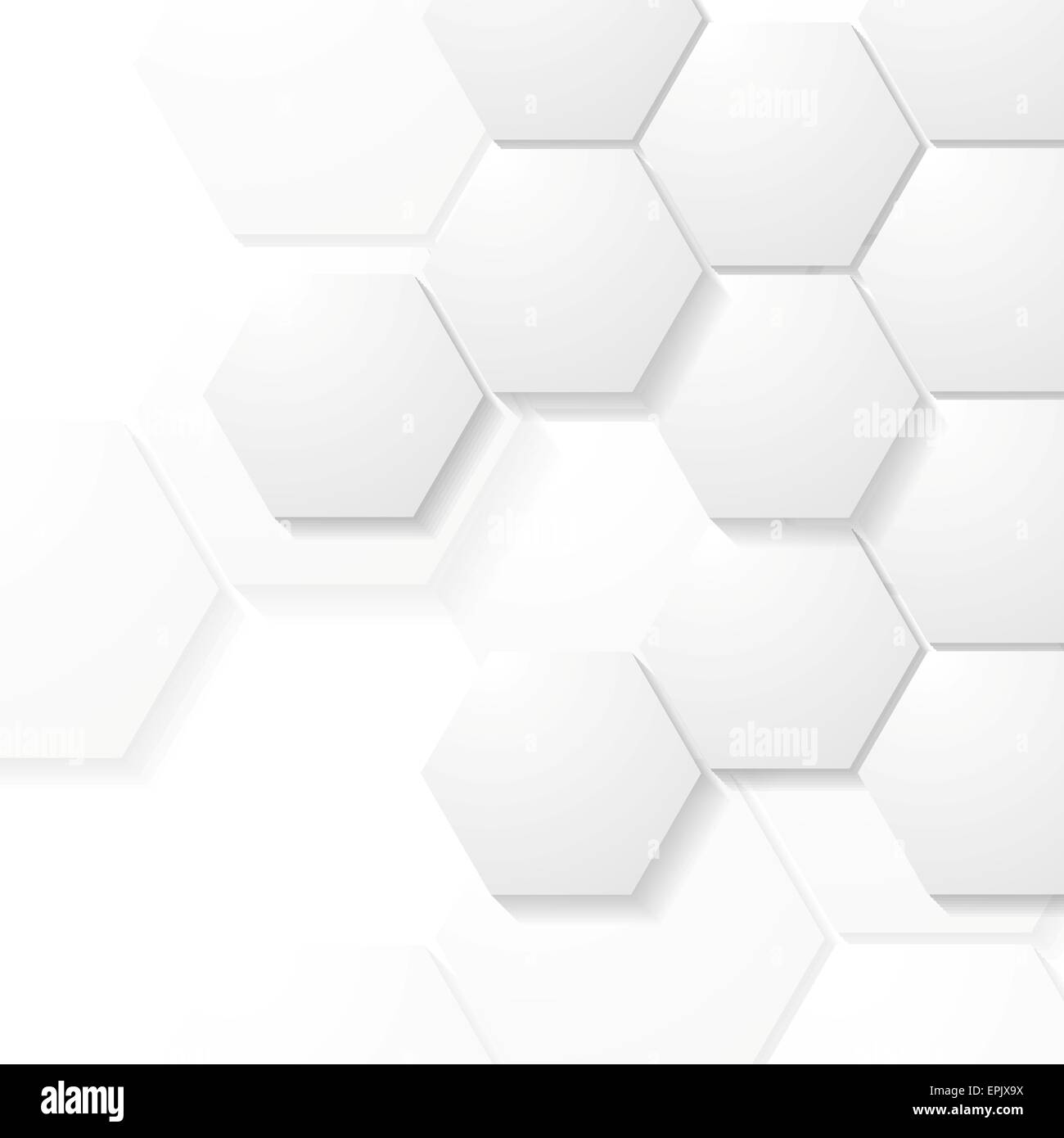 Abstract technology hexagons background Black and White Stock Photos ...