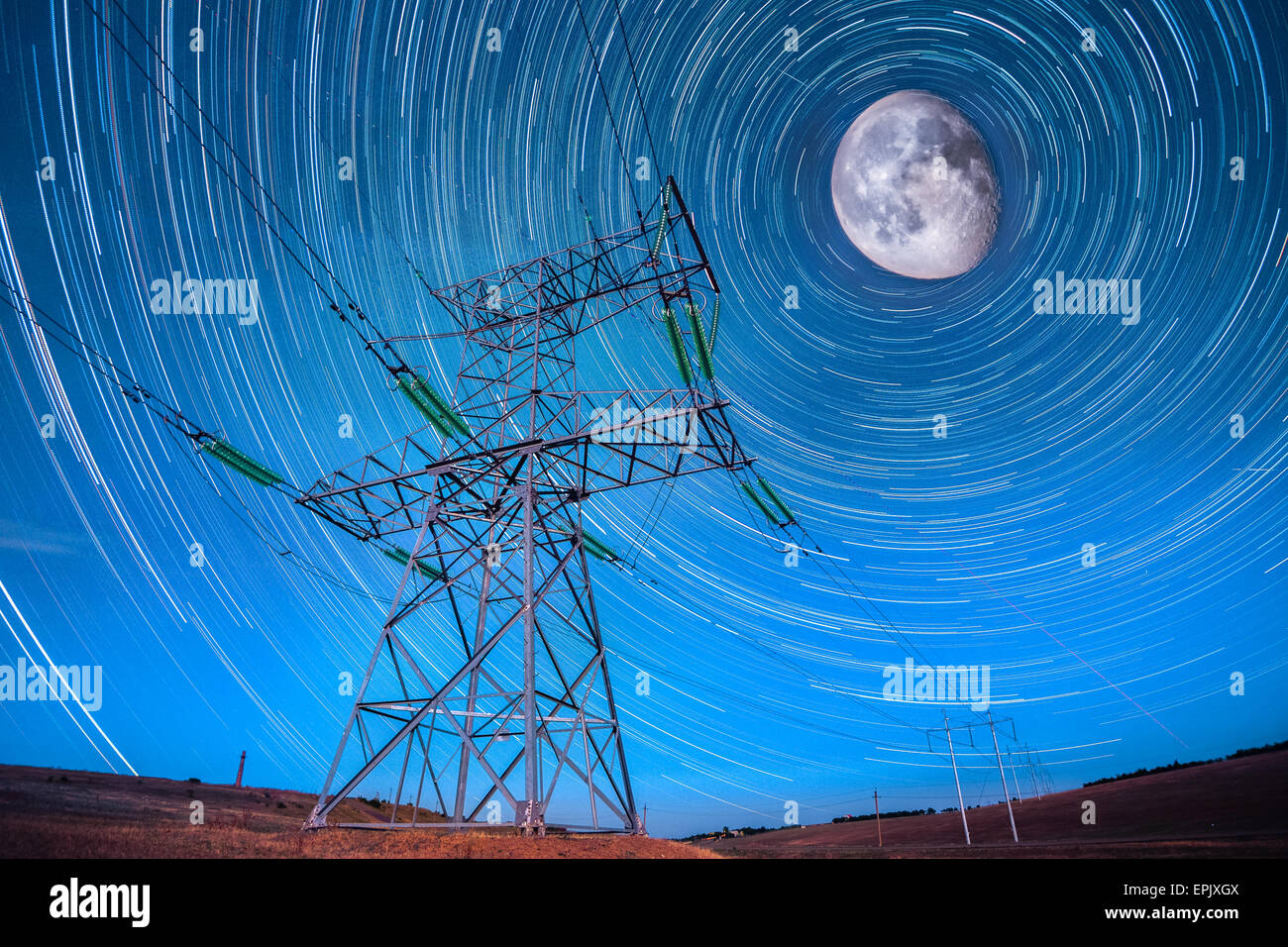 Moon poles hi-res stock photography and images - Alamy