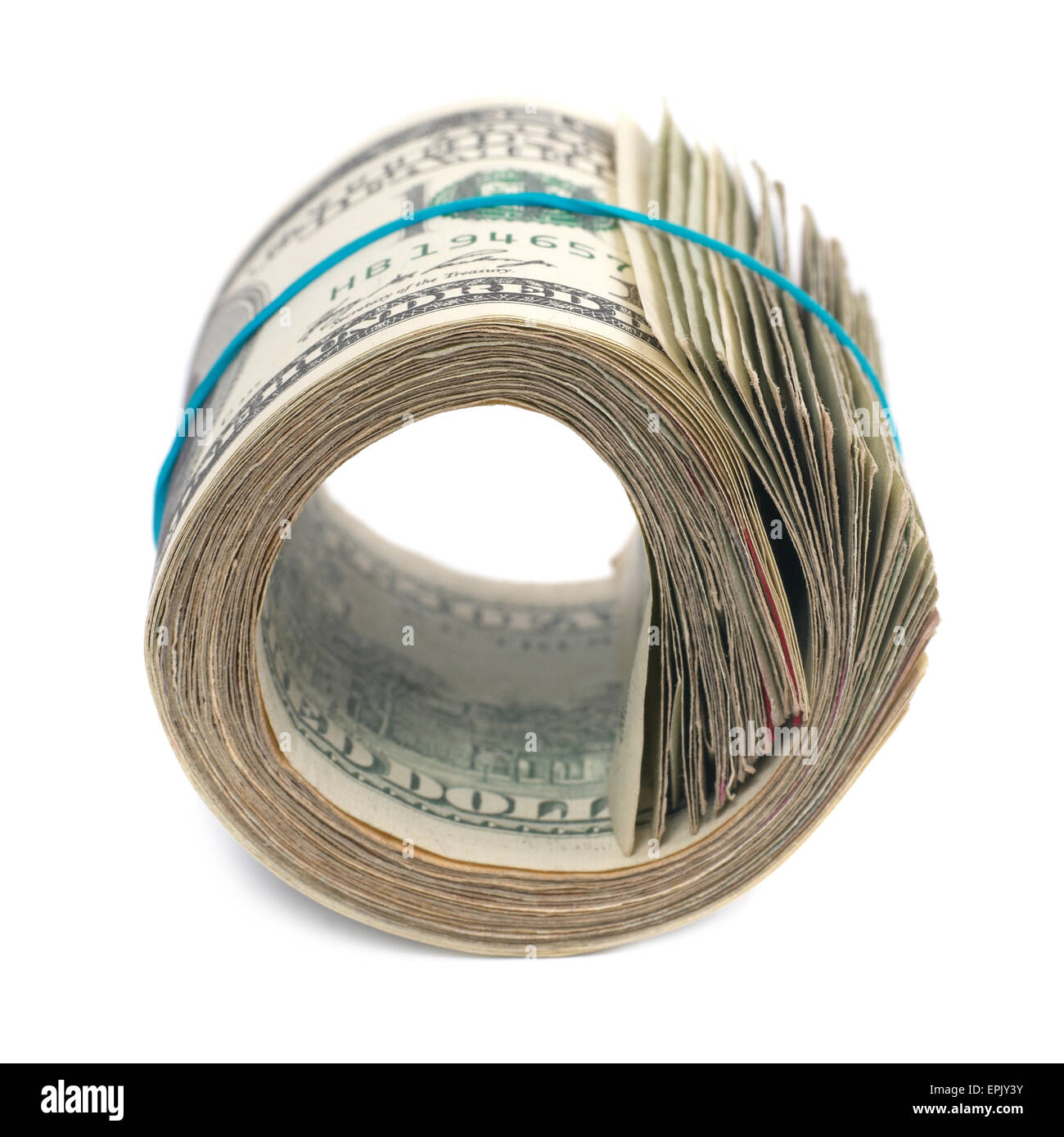 Money roll hi-res stock photography and images - Alamy