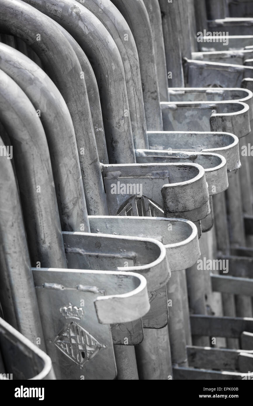 Crowd control barriers Stock Photo - Alamy