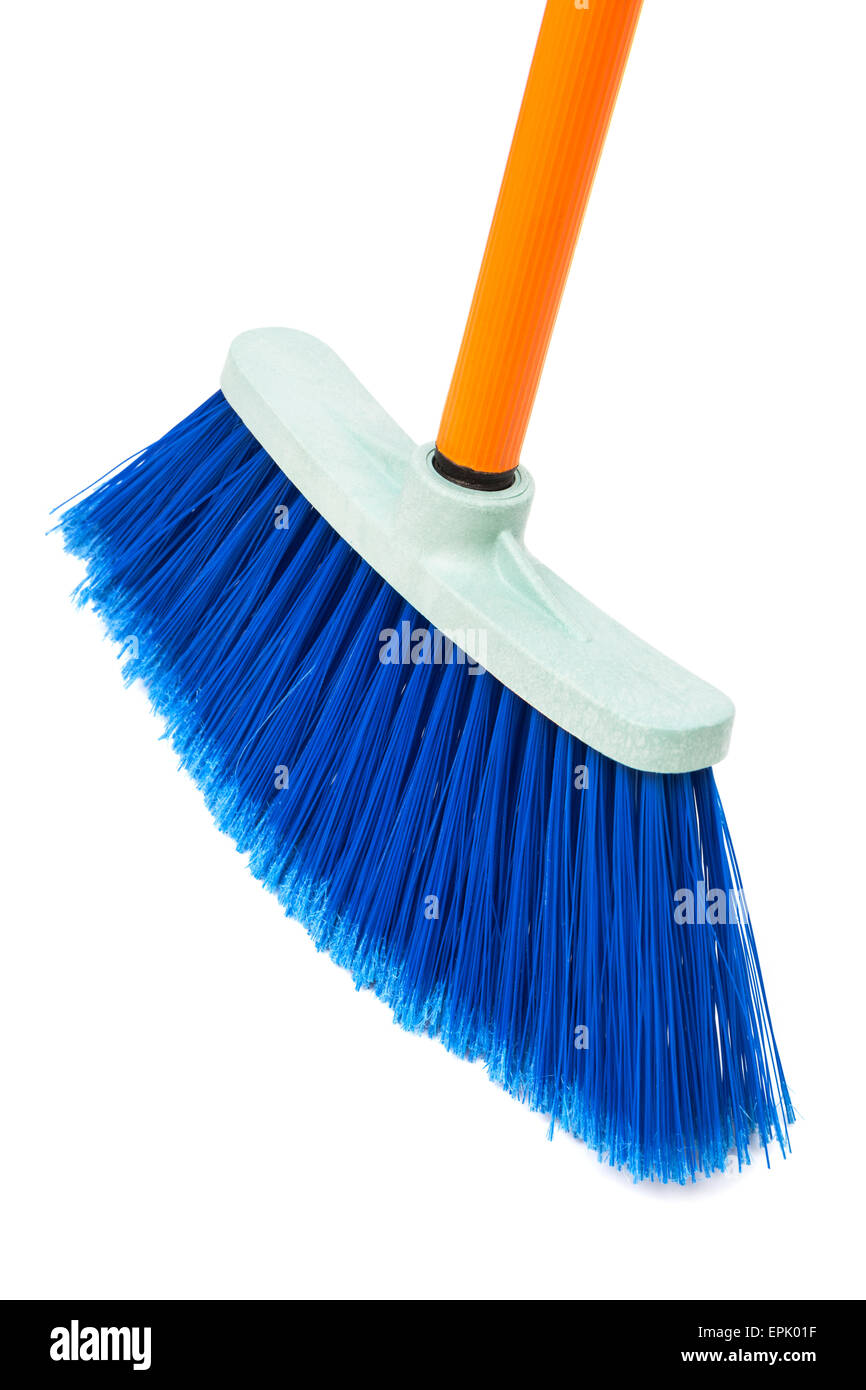 blue brush the floor Stock Photo - Alamy