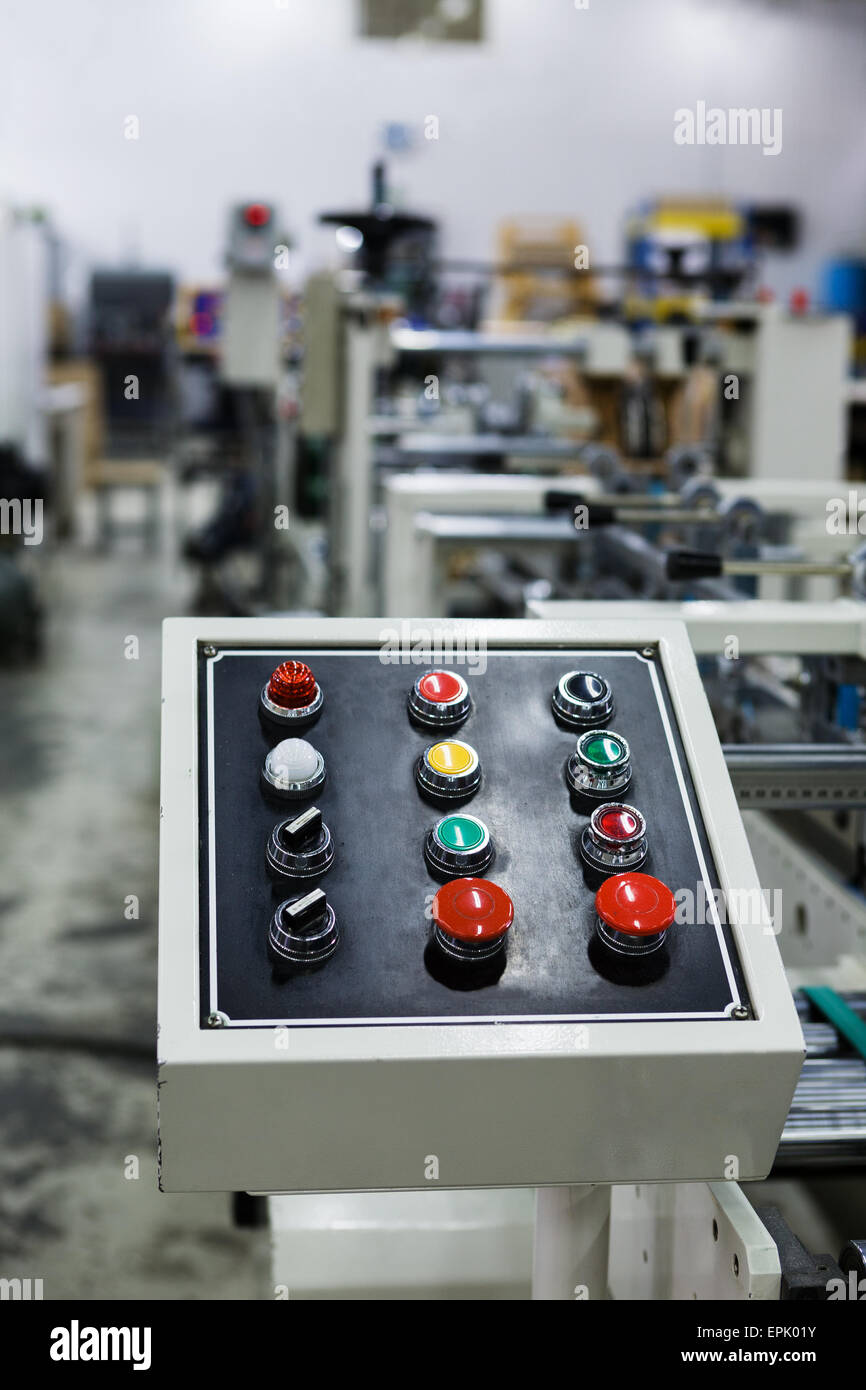 Control panel of the equipment Stock Photo - Alamy