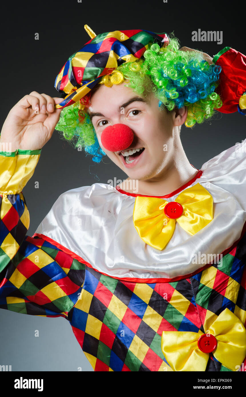 Funny clown in humor concept Stock Photo - Alamy