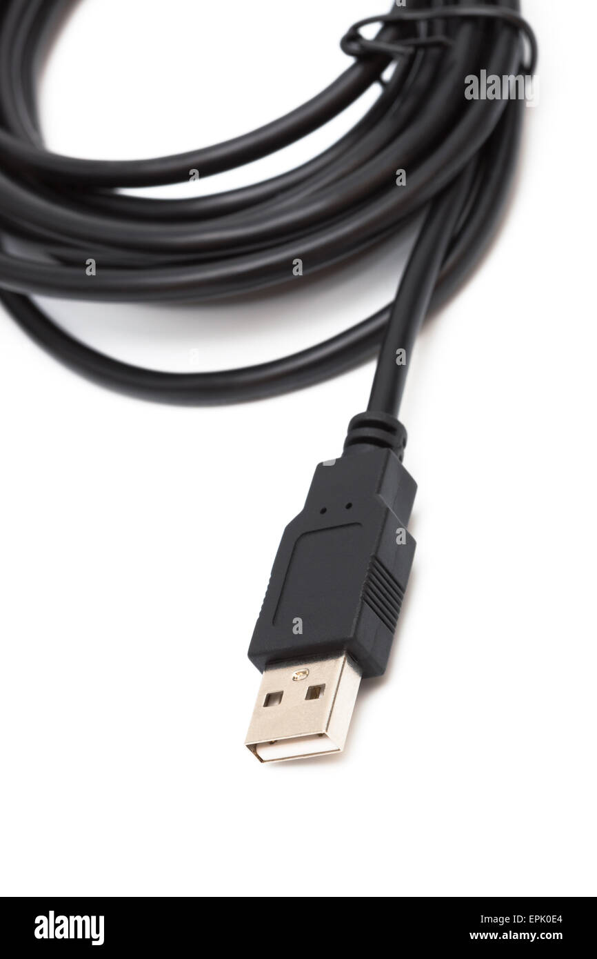 usb cable close-up Stock Photo - Alamy