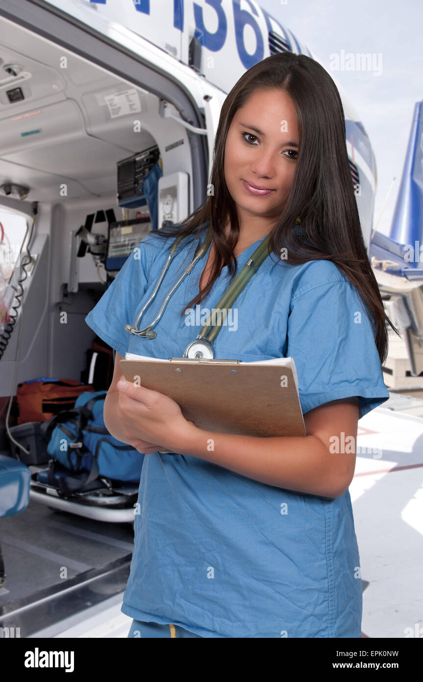 Flight paramedic hi-res stock photography and images - Alamy