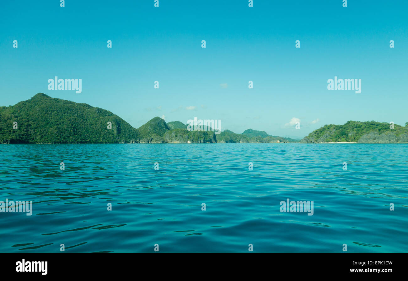 A tropical landscape in the philippines Stock Photo - Alamy