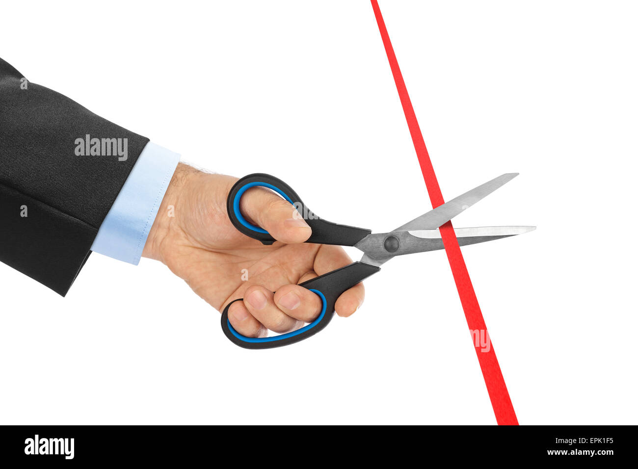 Scissors in use hi-res stock photography and images - Alamy