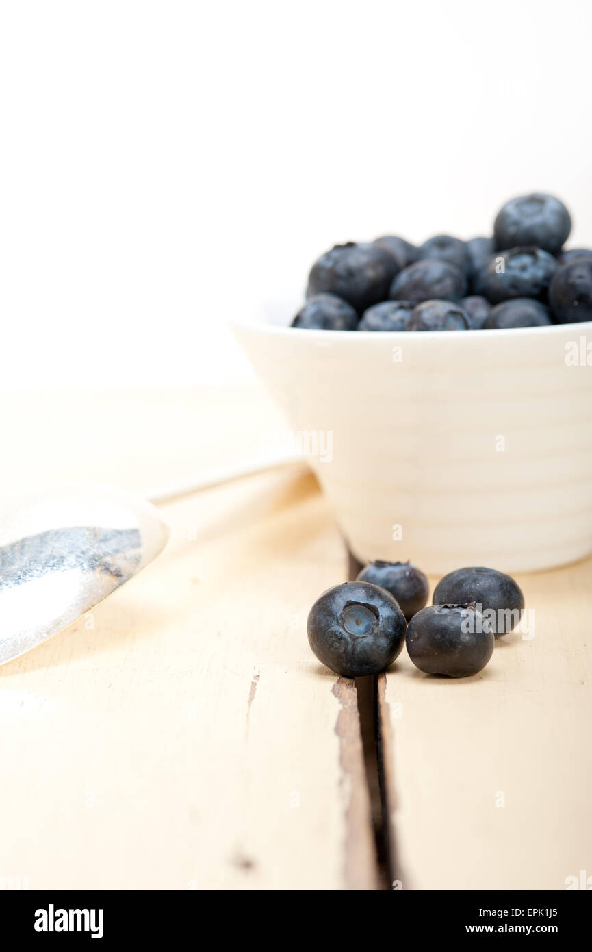 fresh blueberry bowl Stock Photo - Alamy