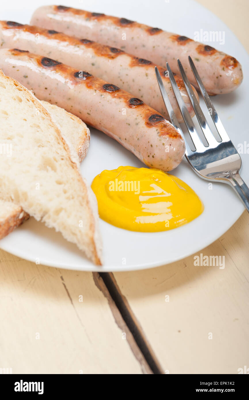 traditional German wurstel sausages Stock Photo - Alamy