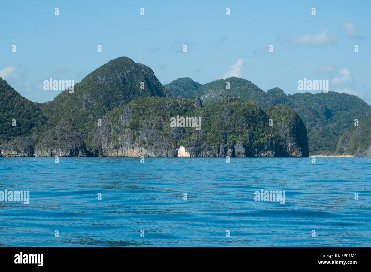 A tropical landscape in the philippines Stock Photo - Alamy
