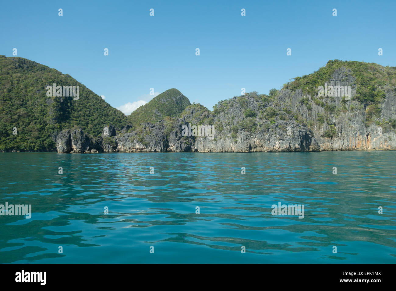 A tropical landscape in the philippines Stock Photo - Alamy