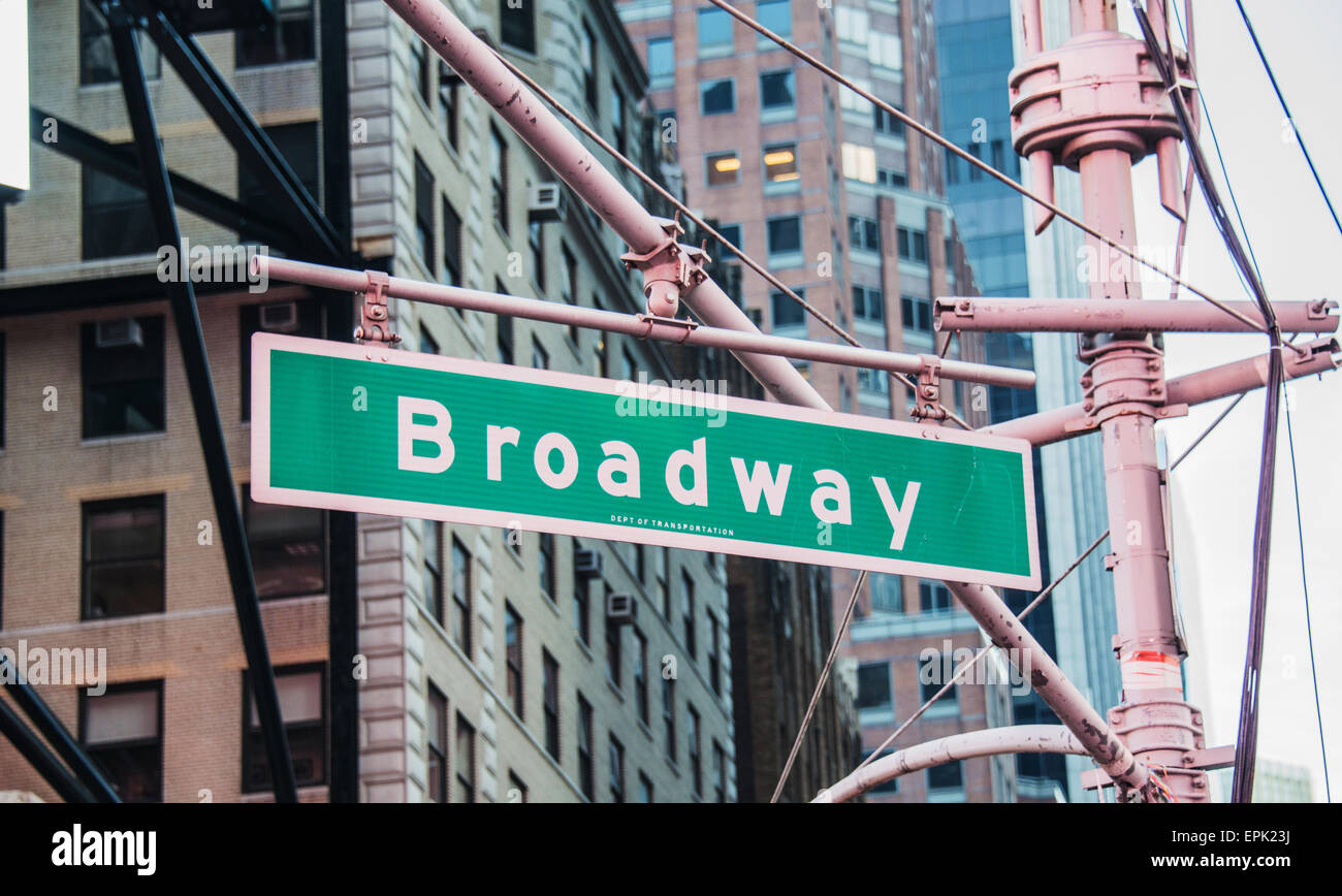 Stage on broadway sign hi-res stock photography and images - Alamy