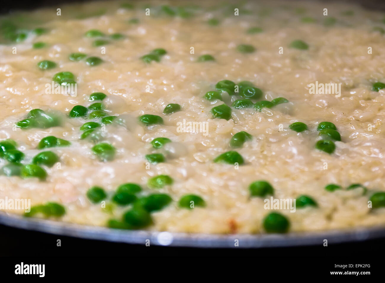 Closeup rice frying on pan hi-res stock photography and images - Alamy