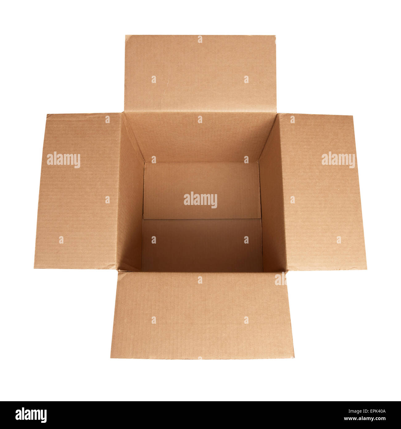 Gift box open top view Cut Out Stock Images & Pictures - Alamy