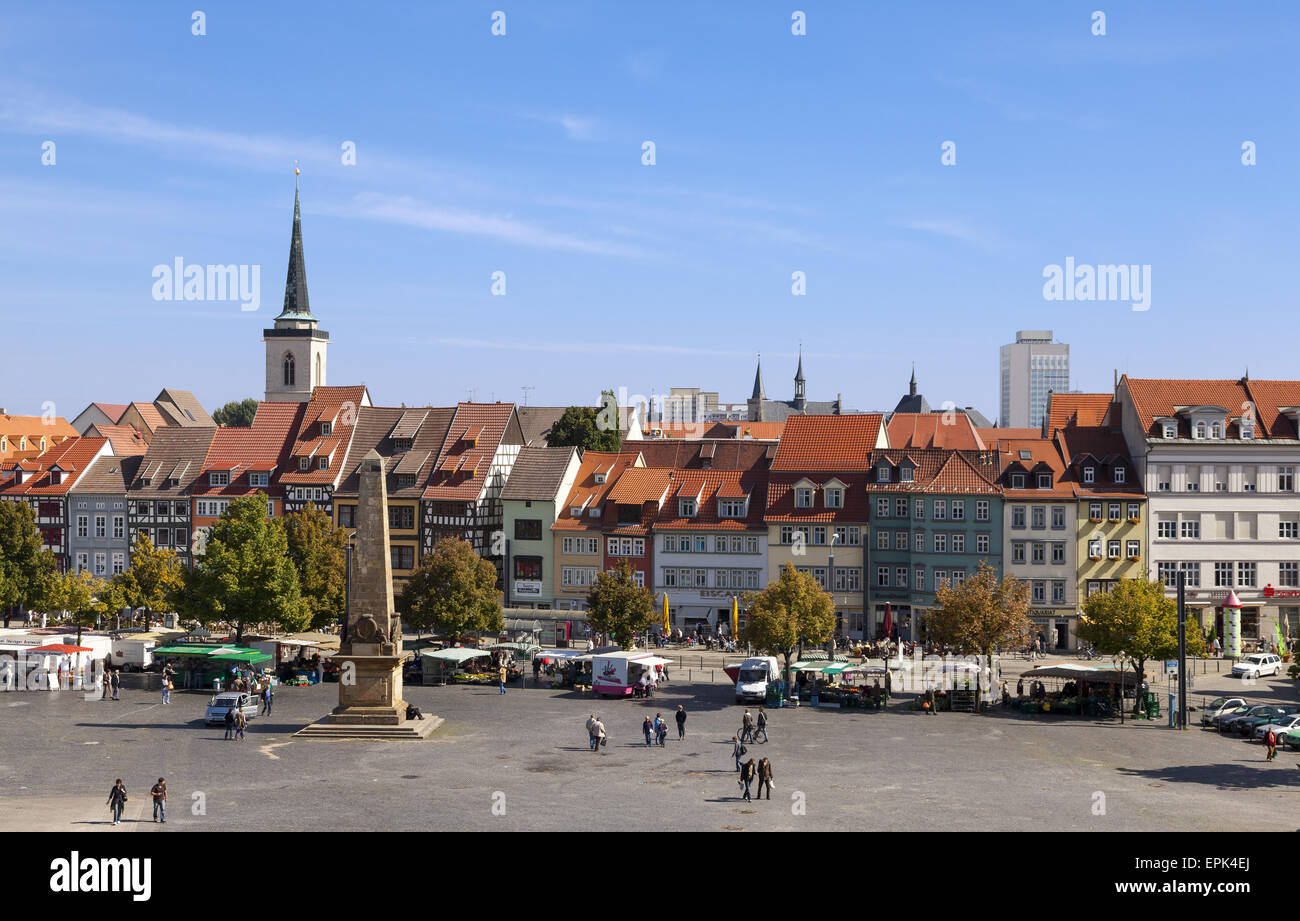 Cathedral Square Erfurt Stock Photo - Alamy