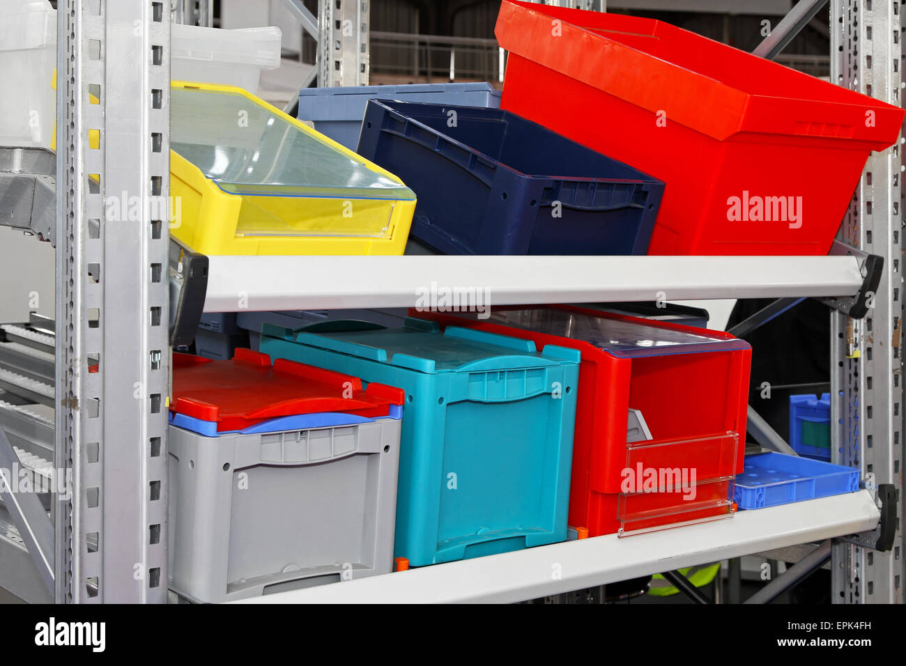 Crates and boxes Stock Photo - Alamy
