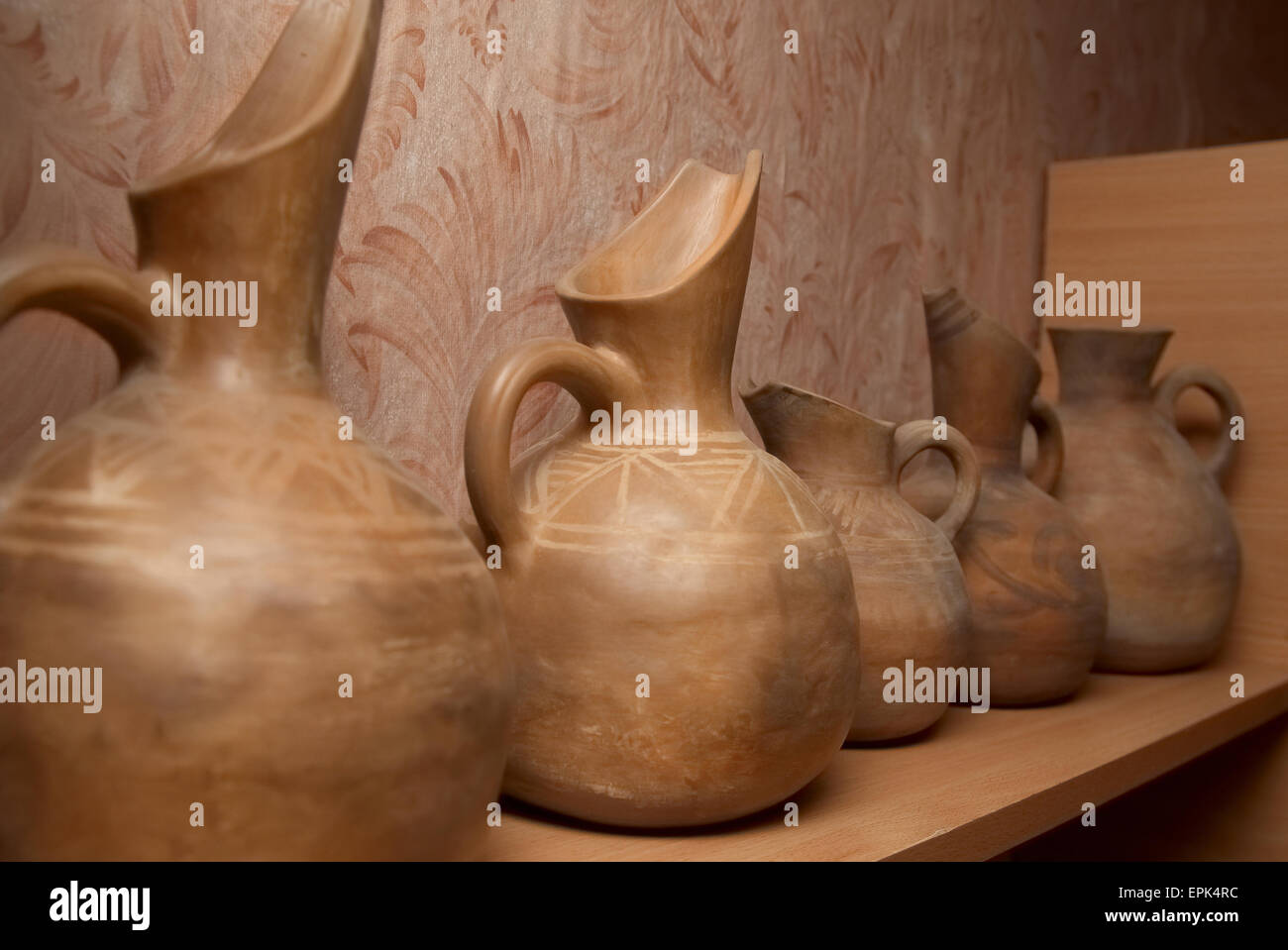 Old clay pots Stock Photo - Alamy