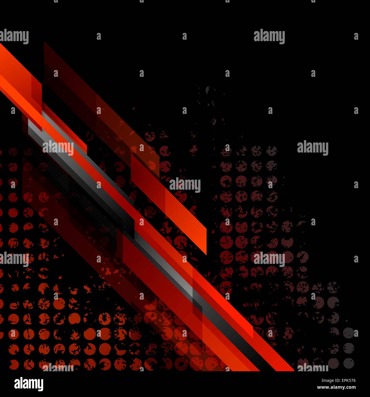 Dark red grunge tech vector background Stock Photo - Alamy